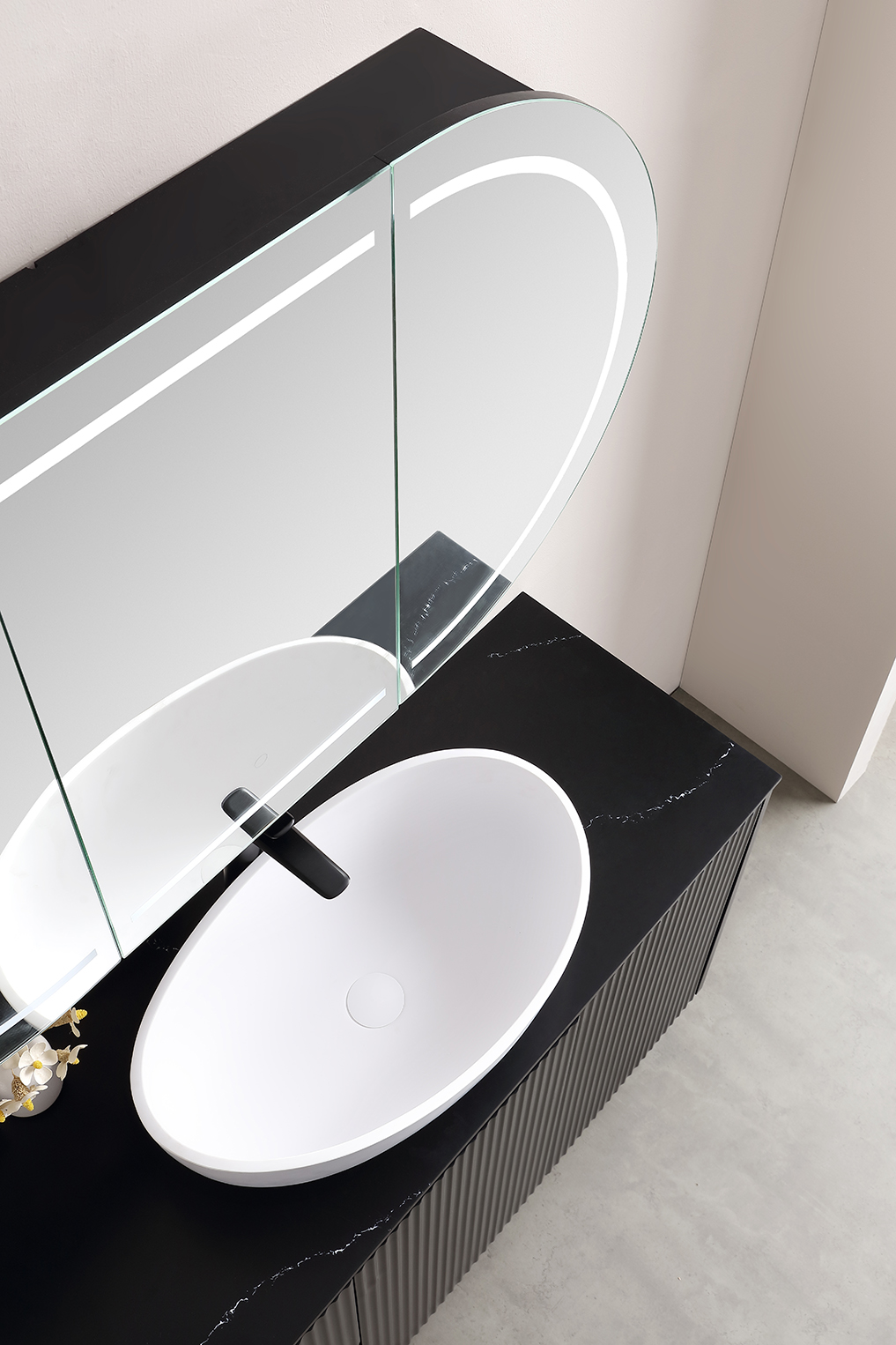 Waverton Solid Surface Stone Above Counter Basin LK-SA6037 – LUKKA BATHWARE