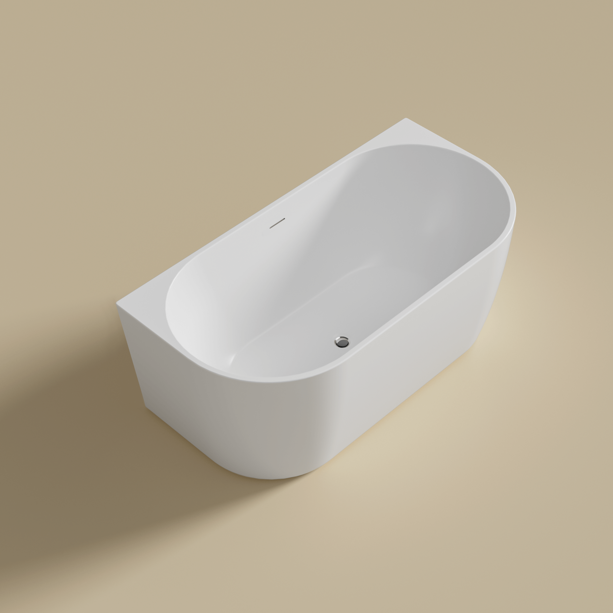 DOVER Back To Wall Free Standing Overflow Bath LK-DV – LUKKA BATHWARE